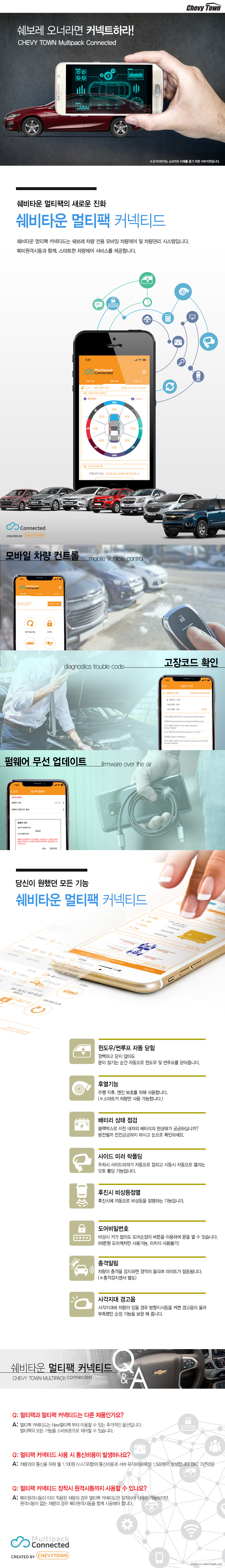 쉐비타운 더뉴말리부 스마트폰 원격시동 멀티팩 커넥티드 네이버 블로그